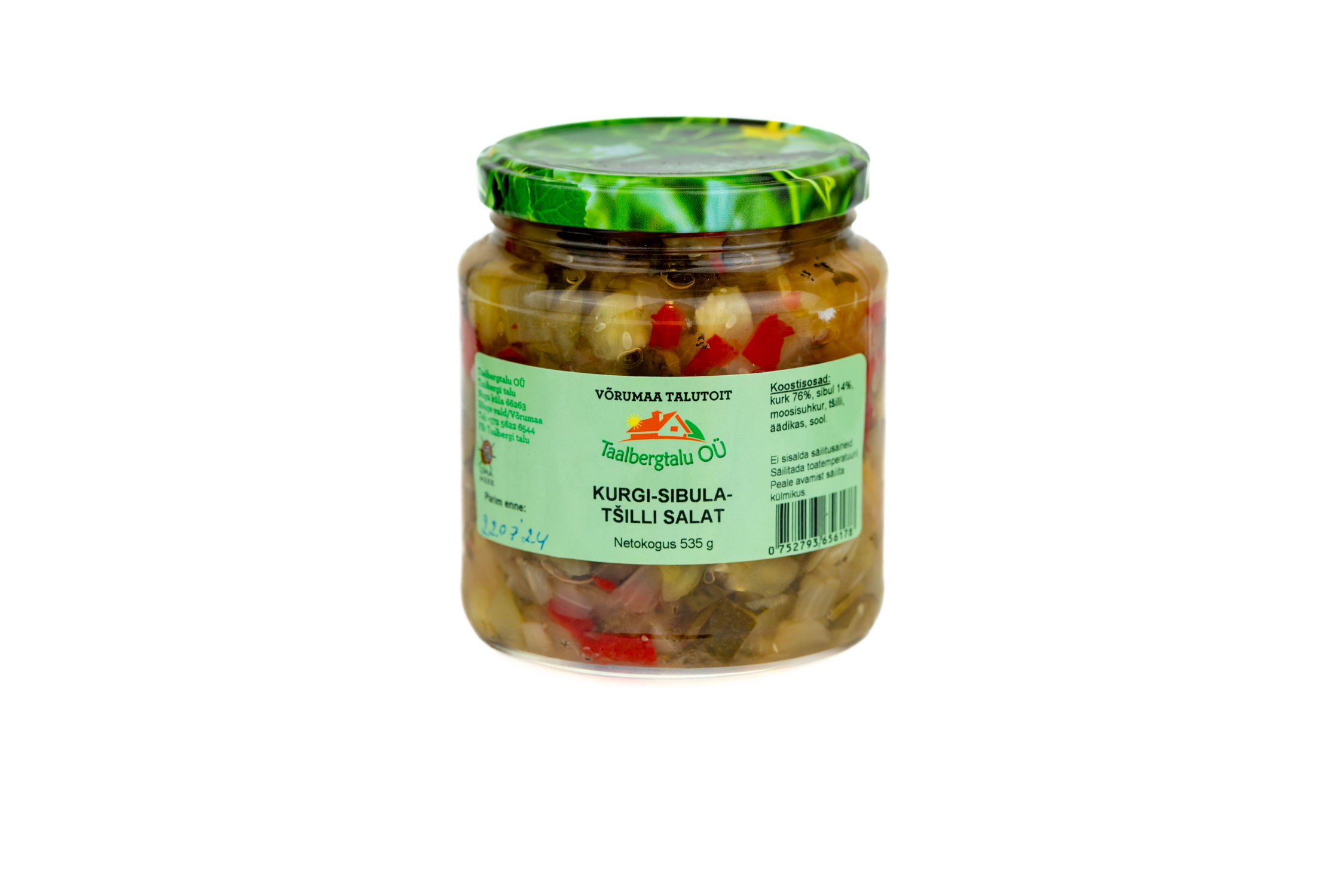 Kurgi-sibula-tšilli salat 535g - Taluturg