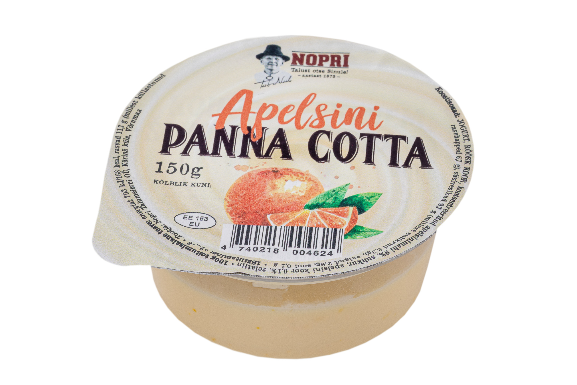 PANNA COTTA APELSINI 150g - Taluturg